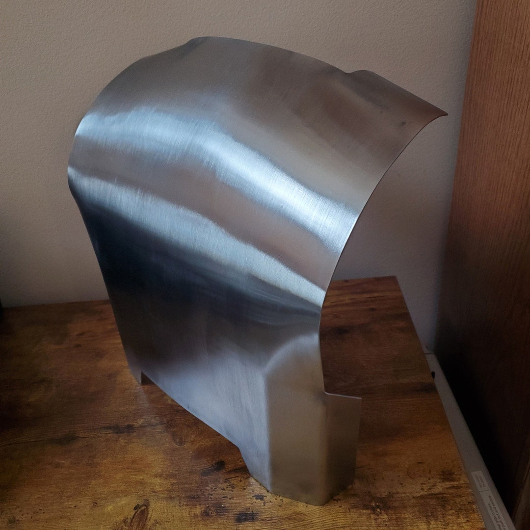 Steel Mandalorian Armor Back Plate 16g - Etsy