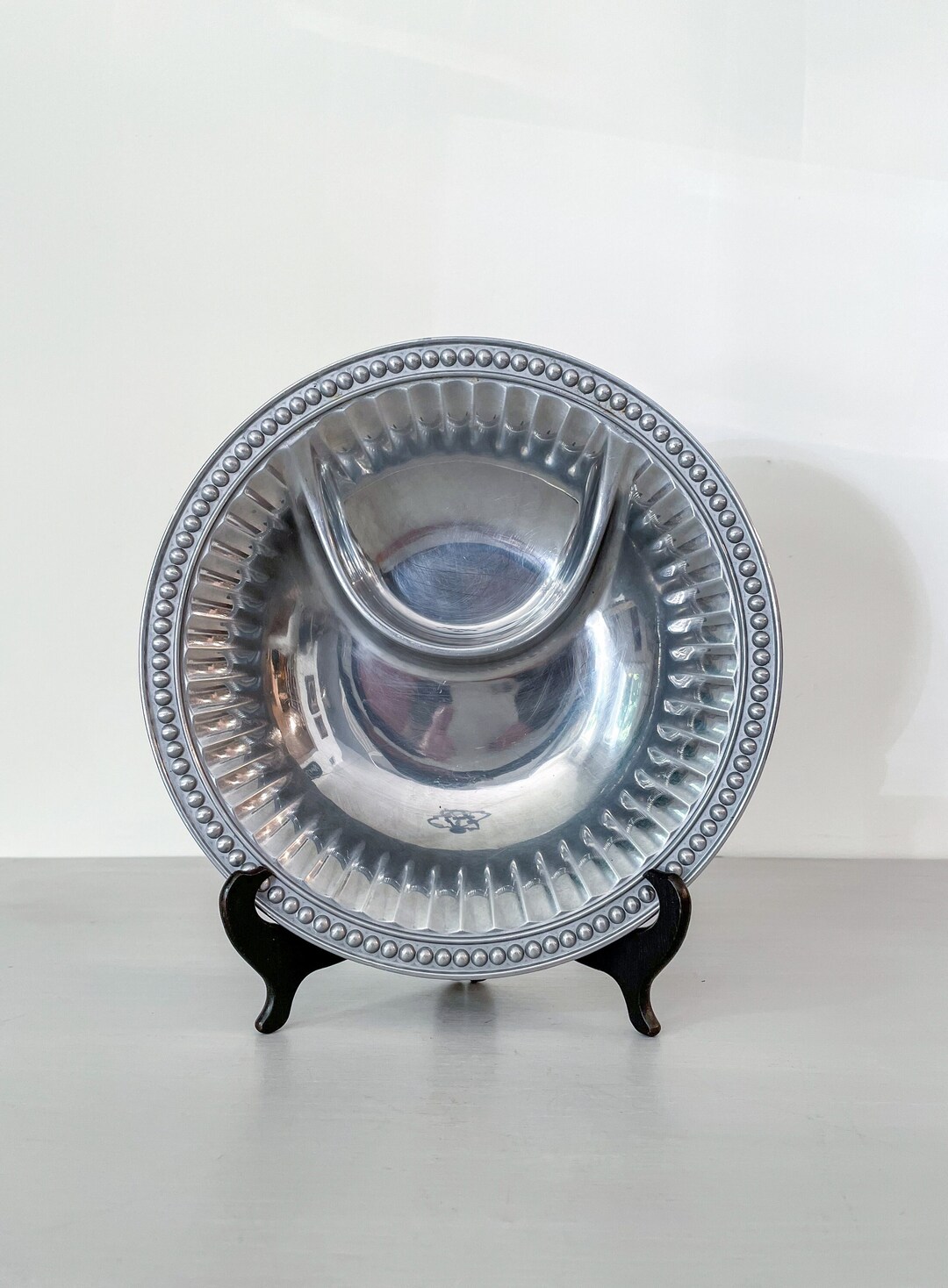 RWP Wilton Armetale Dip Bowl/set With "flutes and Pearls" Pattern - Etsy