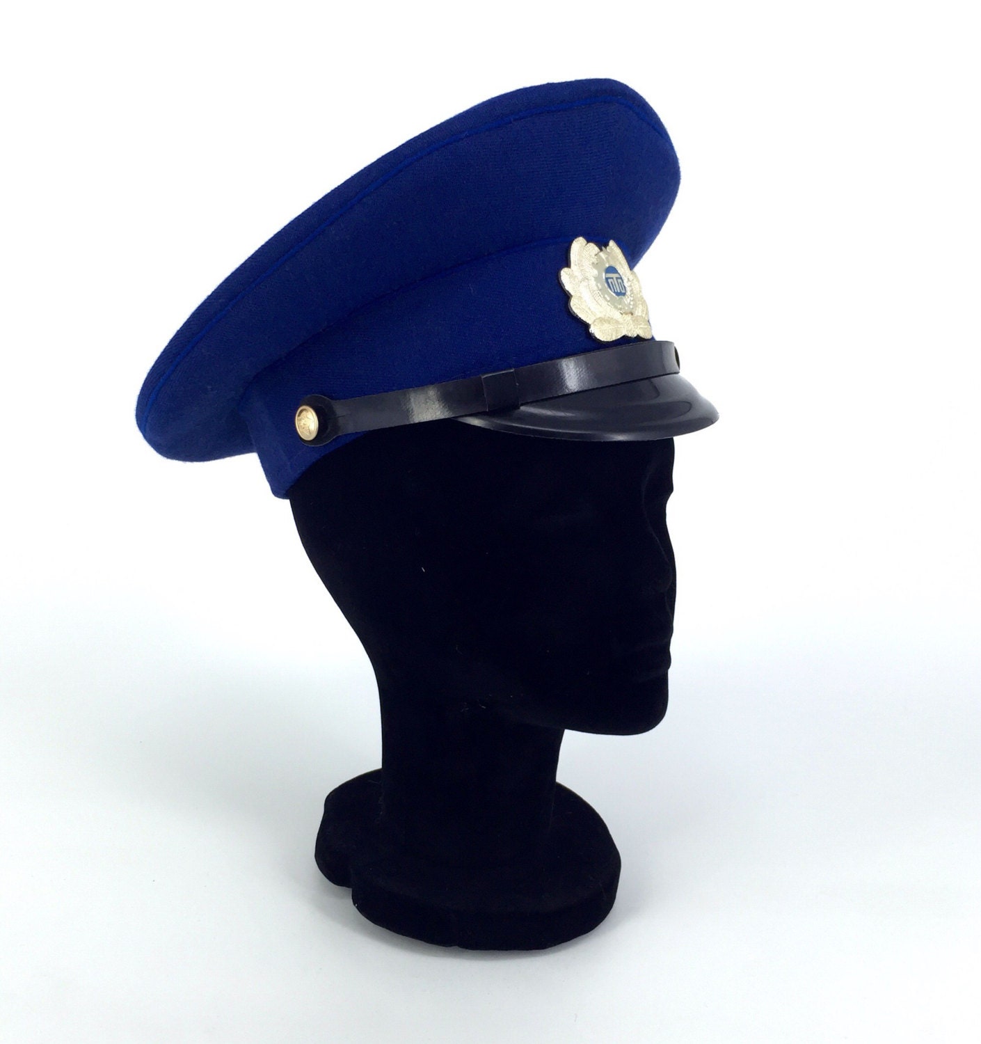 WWII Military Blue Hat - Etsy