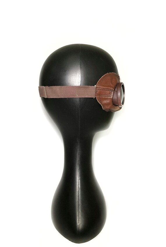 1940s Pilot Leather Goggle burning man goggle - Gem