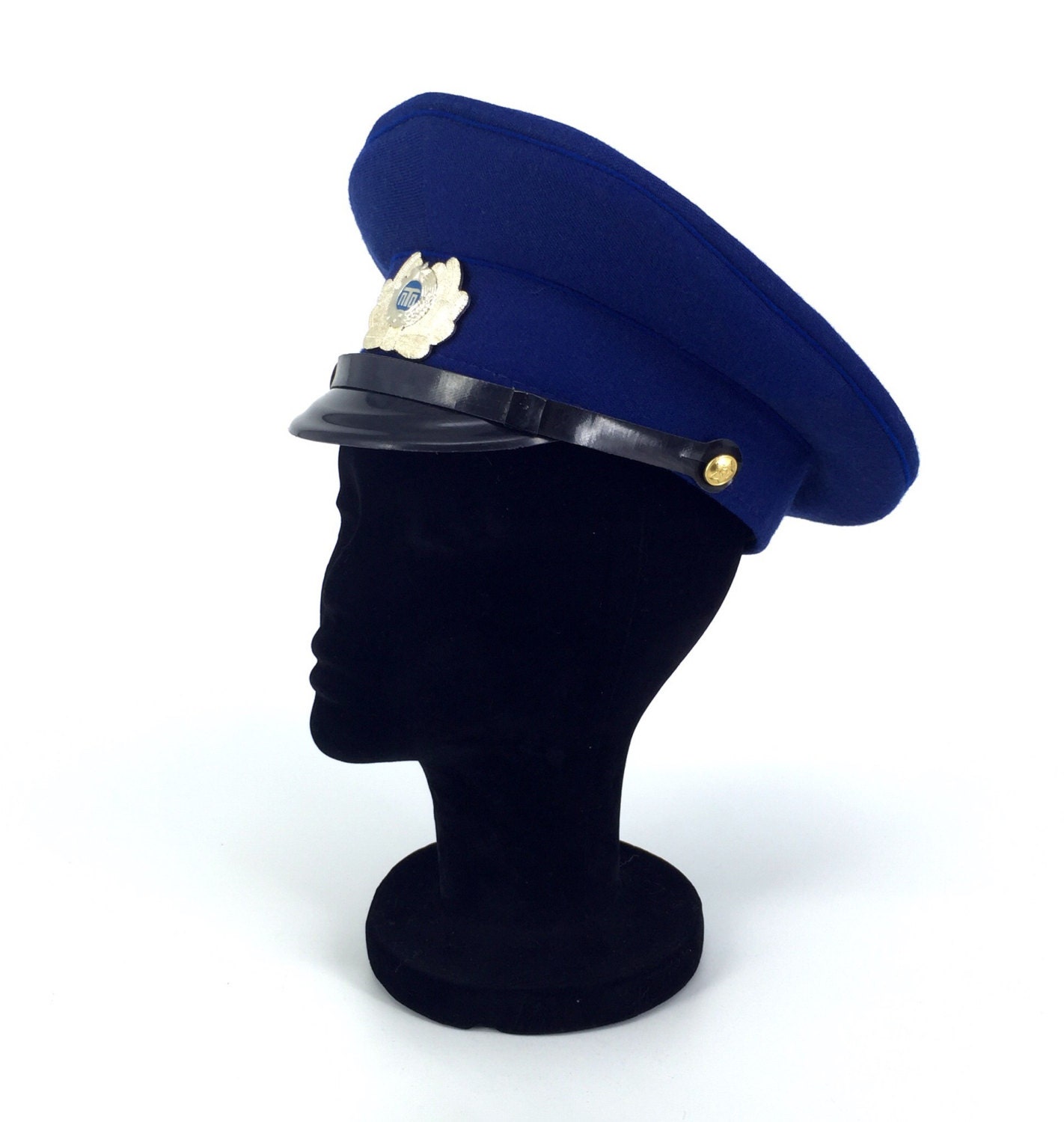 WWII Military Blue Hat - Etsy