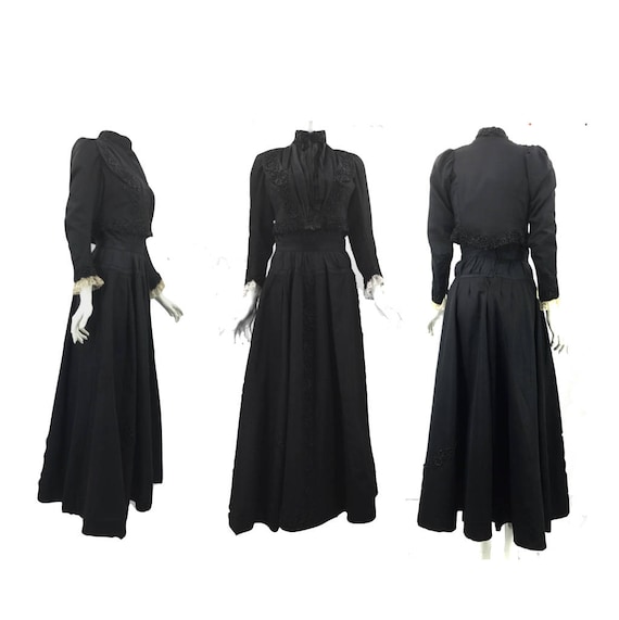 1880 Victorian Bodice and Split Skirt, 100% Hand Stit… - Gem