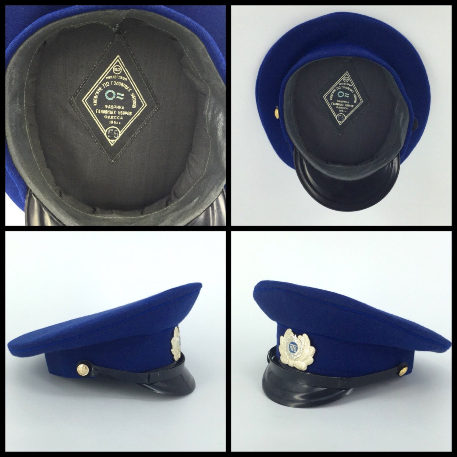 WWII Military Blue Hat - Etsy