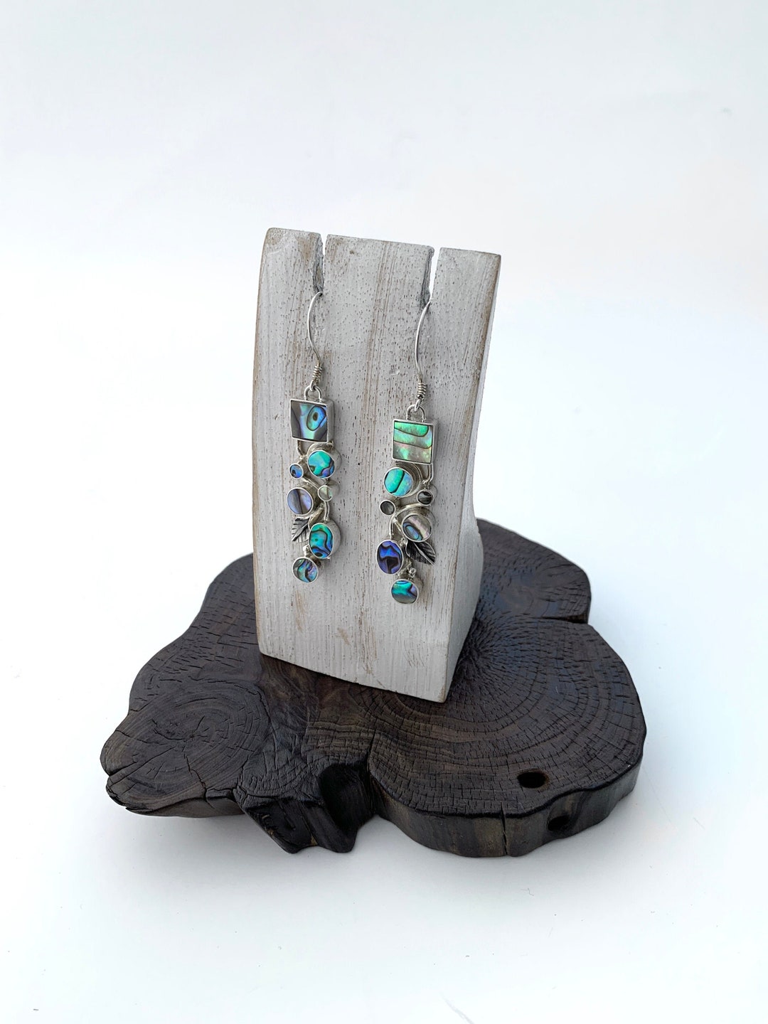 Stunning Abalone Earrings, Assorted Shapes, Square and Oval Natural ...