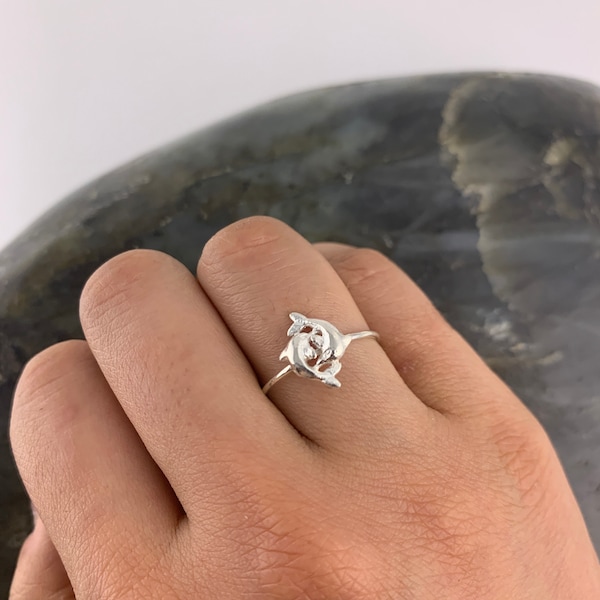 Dolphin Ring - Etsy