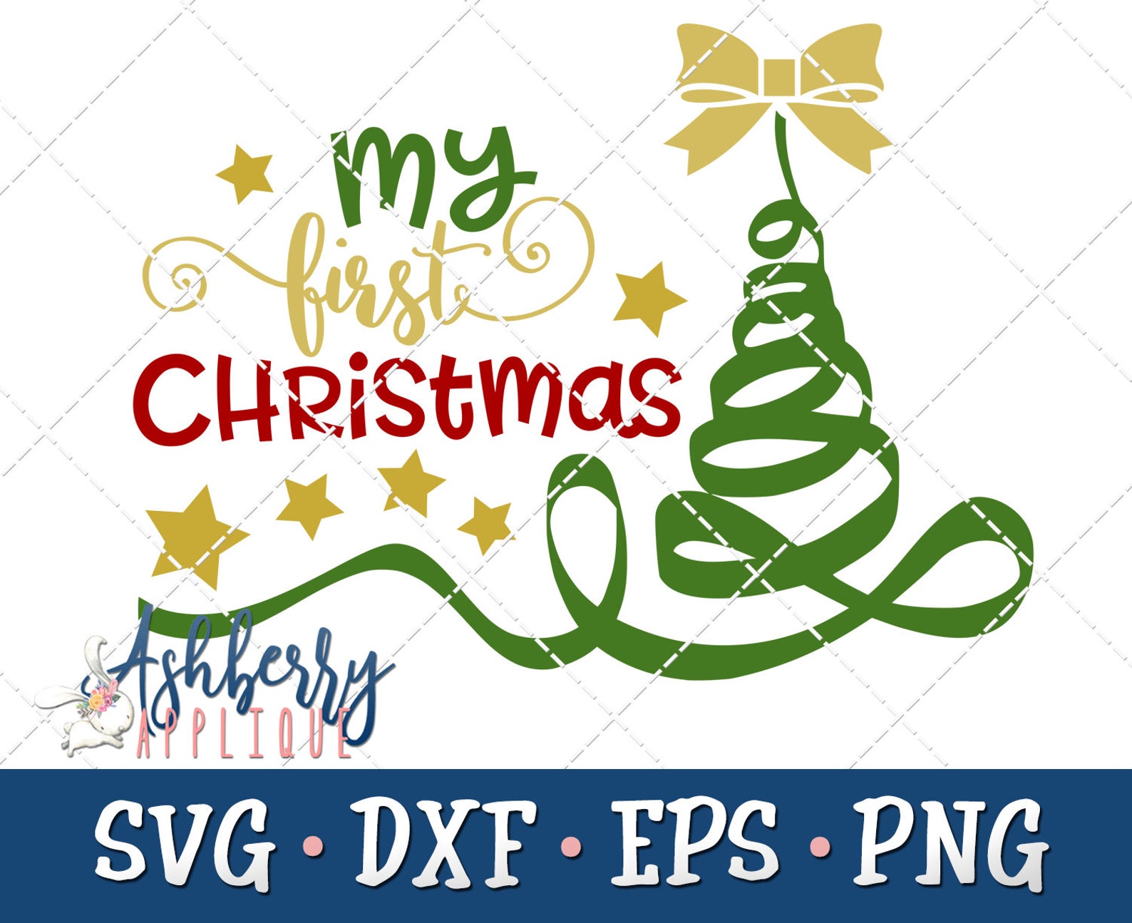 My First Christmas SVG/DXF Cut File Instant Download - Etsy