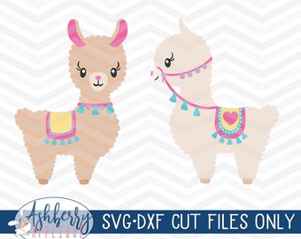 Cute Llama Clipart | Etsy