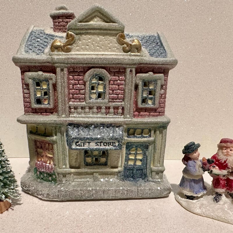 Ceramic Christmas Village - Etsy