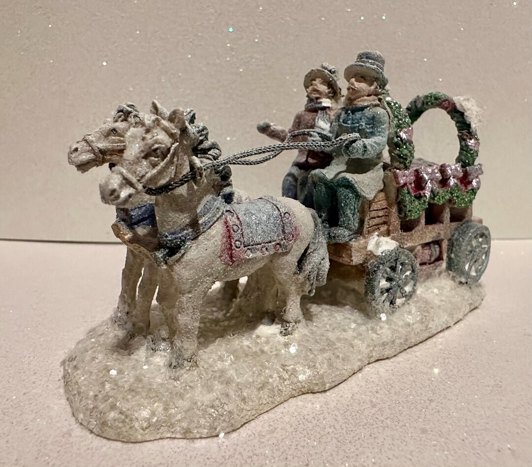 Cobblestone Corners Christmas Village Carriage - Etsy