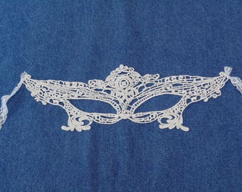 White lace mask | Etsy