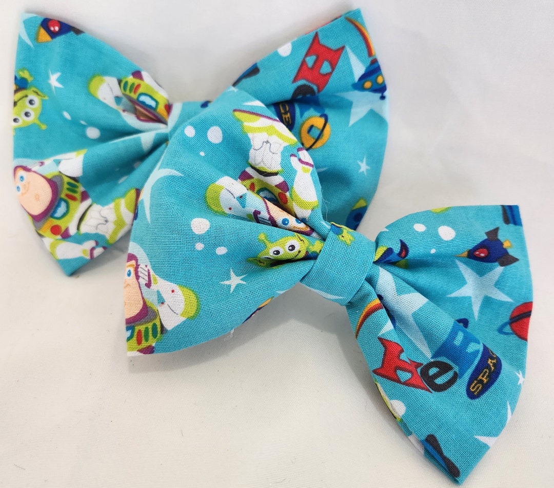 Buzz Lightyear Hair Bow, Fabric Hair Bow, Child Hair Bow, Toddler Hair ...