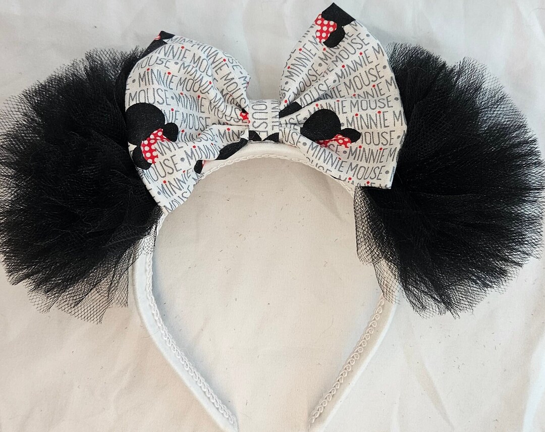 Pom Pom Mouse Ears, Costume Mouse Ears, Princess Mouse Ears, Birthday ...