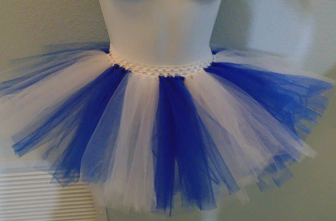 Adult Blue and White Striped TUTU, Birthday Tutu, Marathon Tutu ...