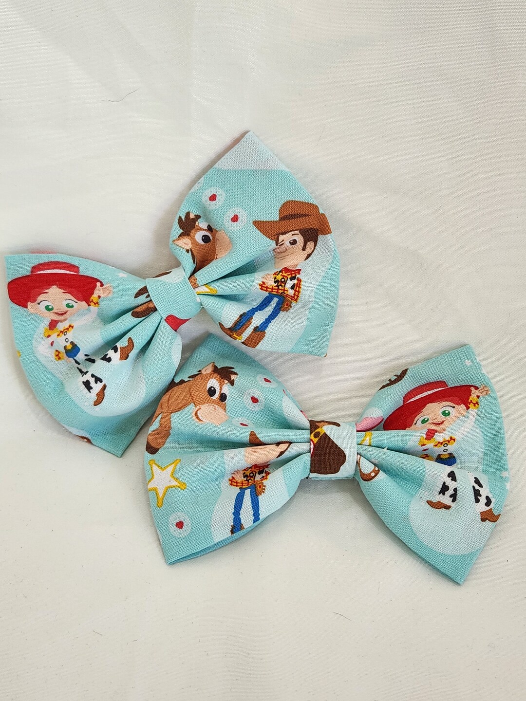 Toy Story Hair Bow, Jessie , Woody, and Bullseye Fabric Hair Bow, Child ...