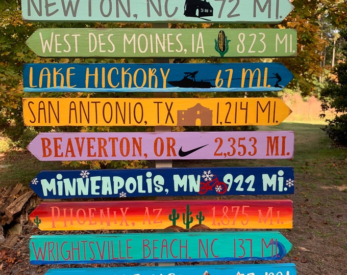 Directional Arrow Sign Post Destination Geo Geographical Latitude ...