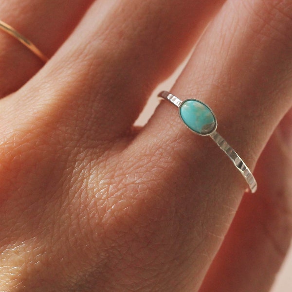 Turquoise Stone Ring - Etsy