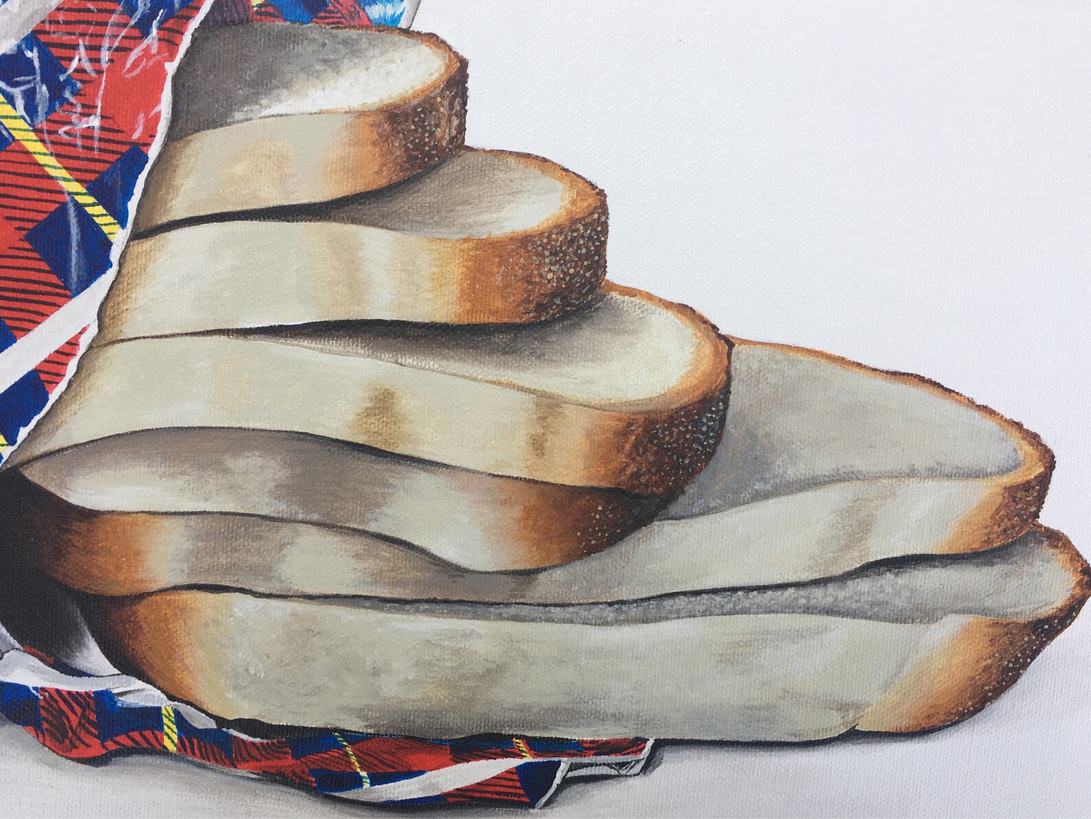 Scottish Plain Loaf Mothers Pride Painting 'pure Bread - Etsy UK