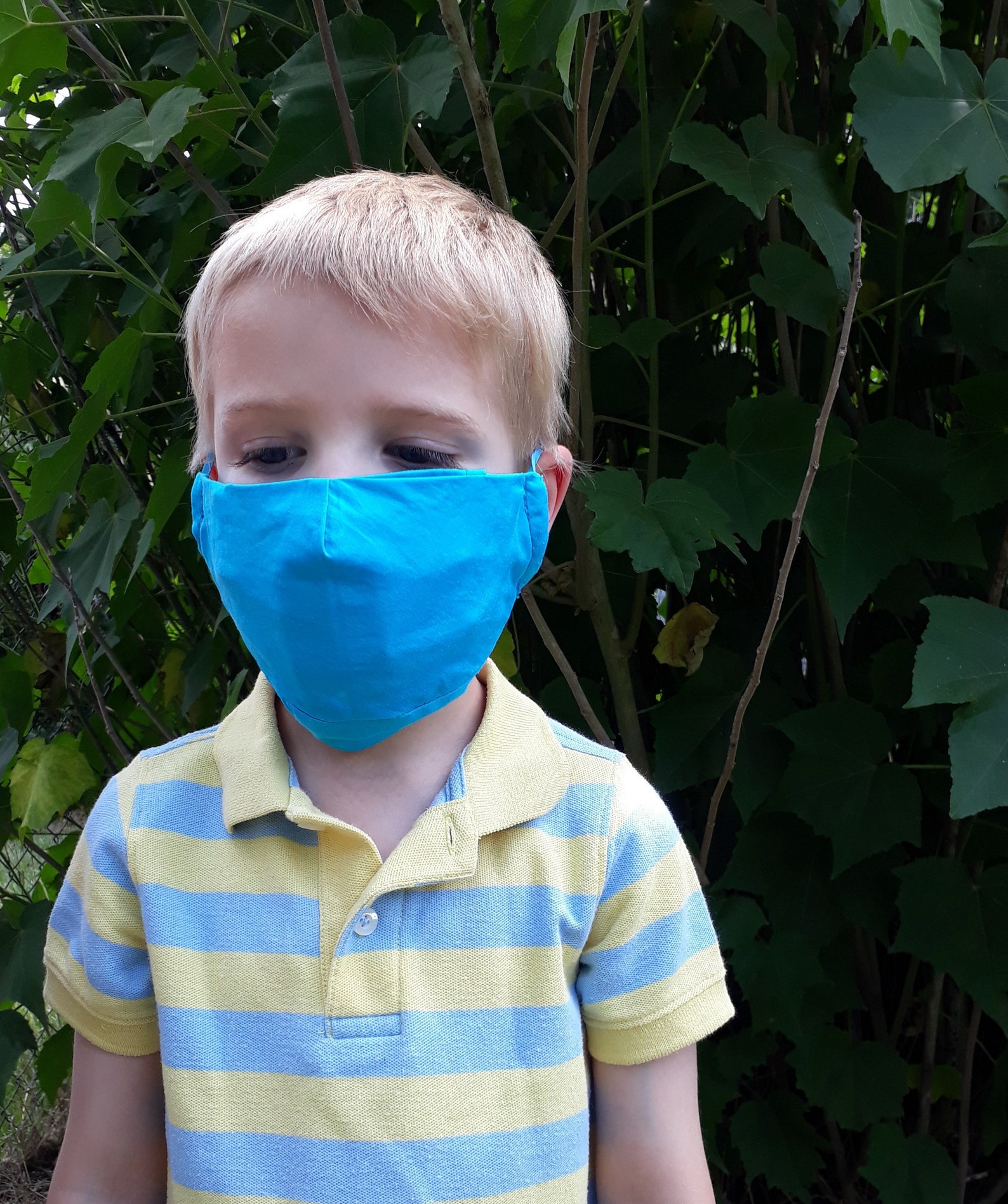 Máscara facial para niños de varios colores - Etsy España