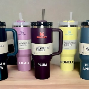 Lotus Flower -40 OZ Stanley Quencher H2.0 Travel Tumbler With Handle ...