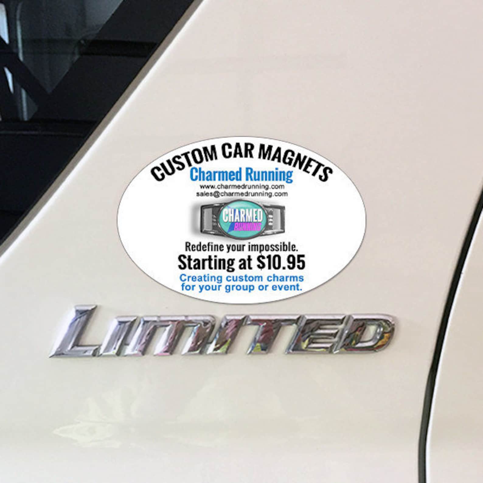 Custom Car Magnets NO MINIMUM ORDER Your Logo or Custom Design | Etsy