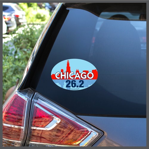 Chicago 26.2 Marathon Sticker / Chicago Marathon Decal / 26K - Etsy