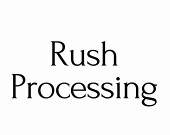 ADD ON Priority Processing - Etsy