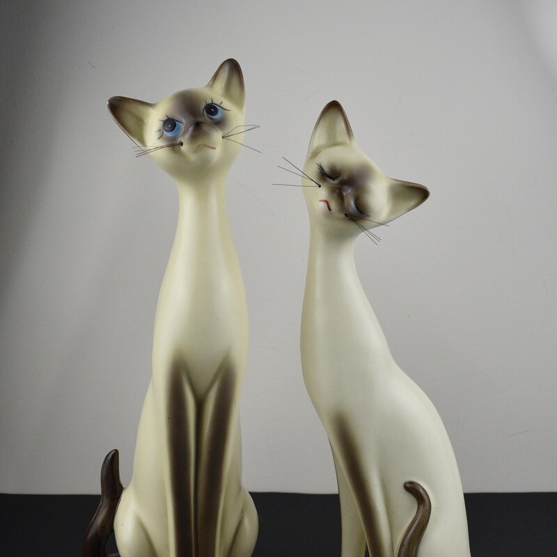 Siamese Cat Statue - Etsy