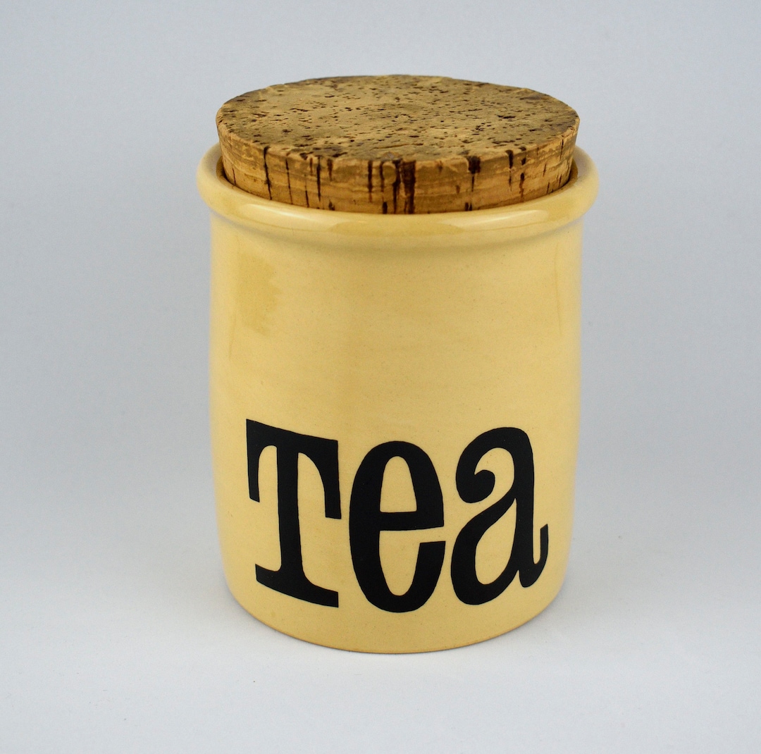 Vintage TG Green Tea Canister - Retro Kitchen Storage Tea Jar - Made in ...