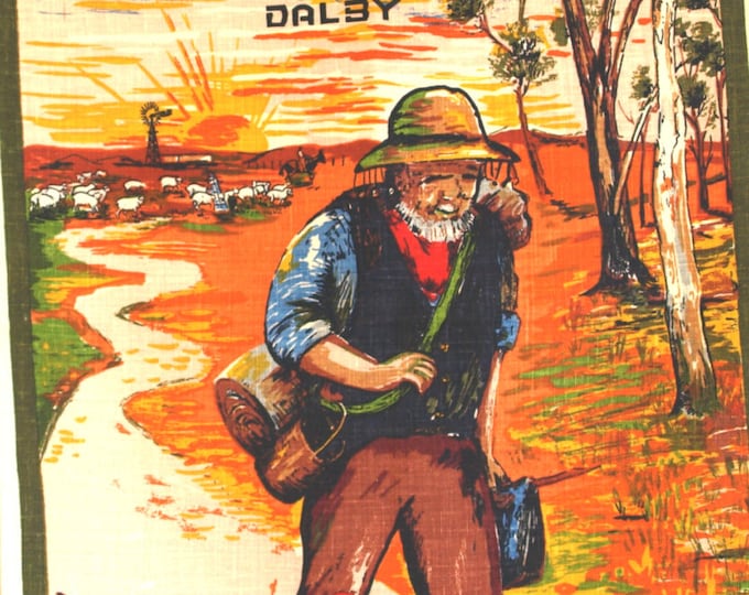 Jolly Swagman Australian Waltzing Matilda Tea Towel Polish - Etsy