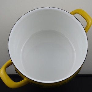 Vintage Arabia Finel Kalas Primavera Enamel Casserole Pot With Lid ...