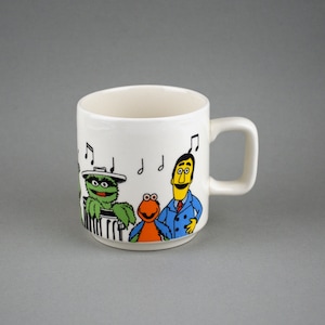 Crown Lynn Sesame Street Mug 1981 Muppets Yip Yips Childs Cup Made in ...