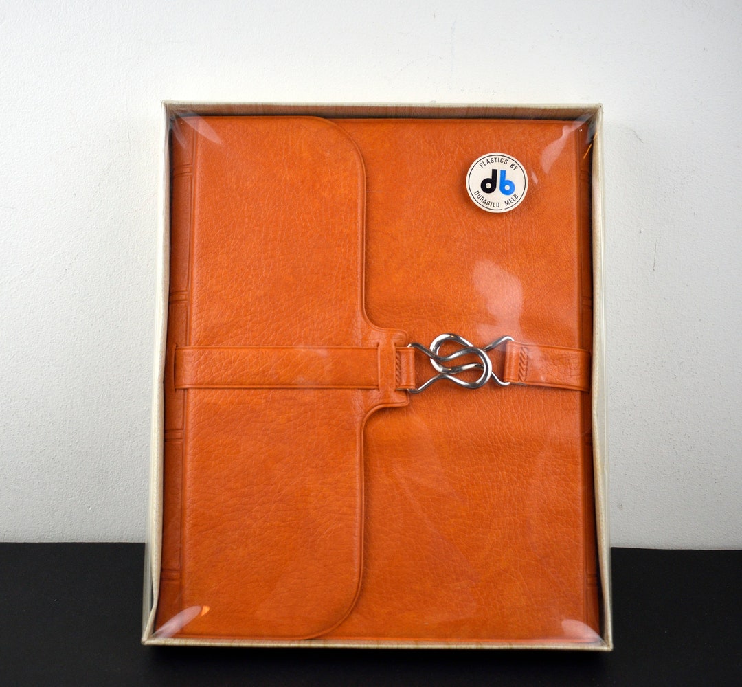 Orange Writing Compendium Diary New in Box Retro Writing Pad Made in ...