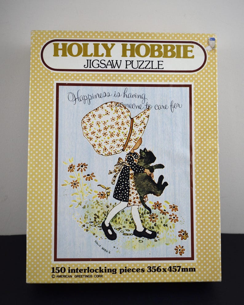 Vintage Holly Hobbie Jigsaw - Happiness is Having Someone to Care for ...