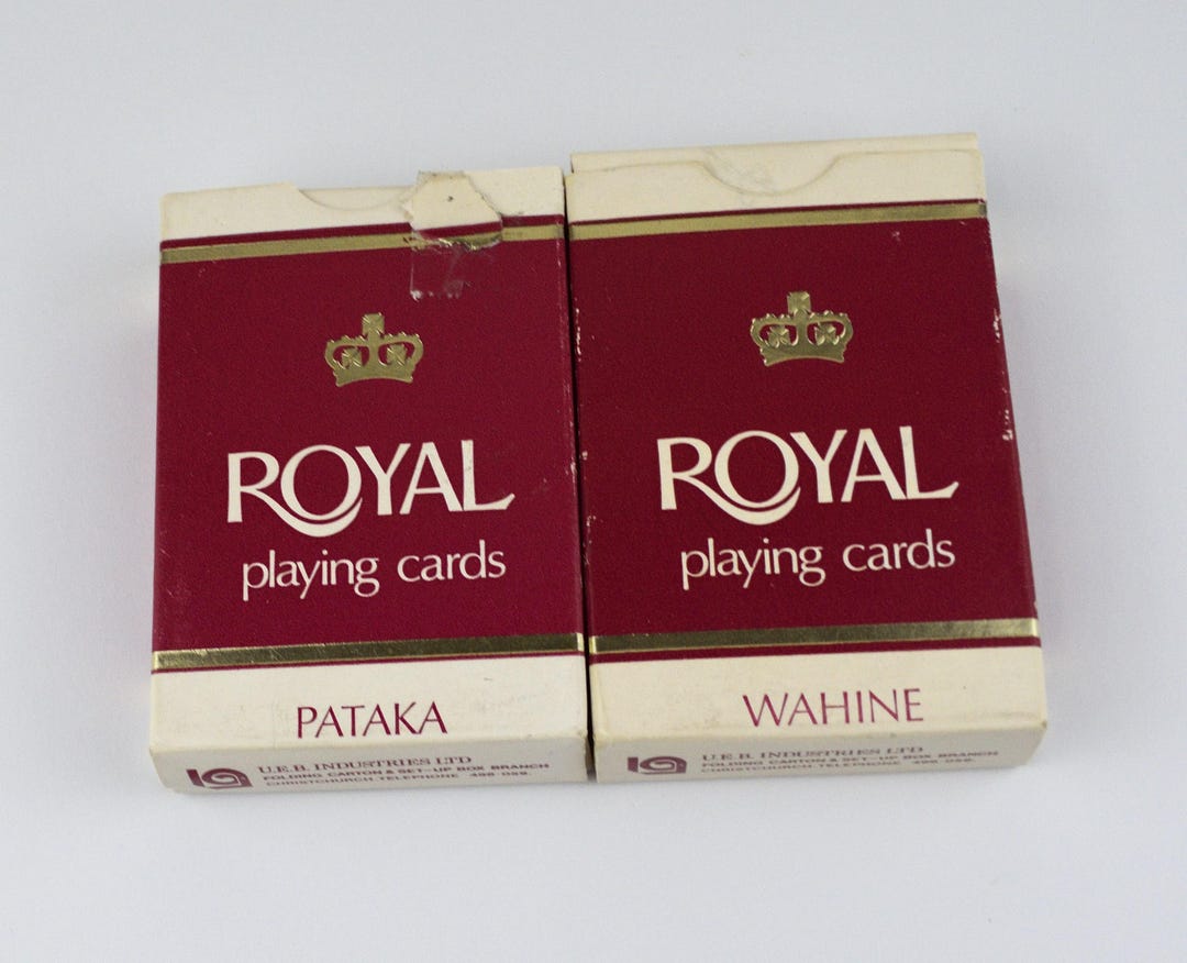 Vintage Maori Pataka Playing Cards - New Zealand Souvenir Royal Brand ...