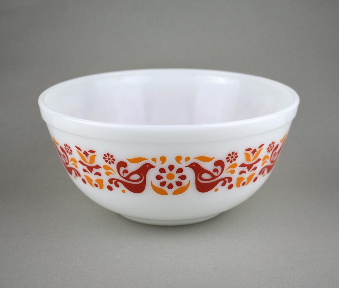 Vintage Friendship Pyrex Mixing Bowl Pyrex Large Nesting Bowl 403 Birds ...