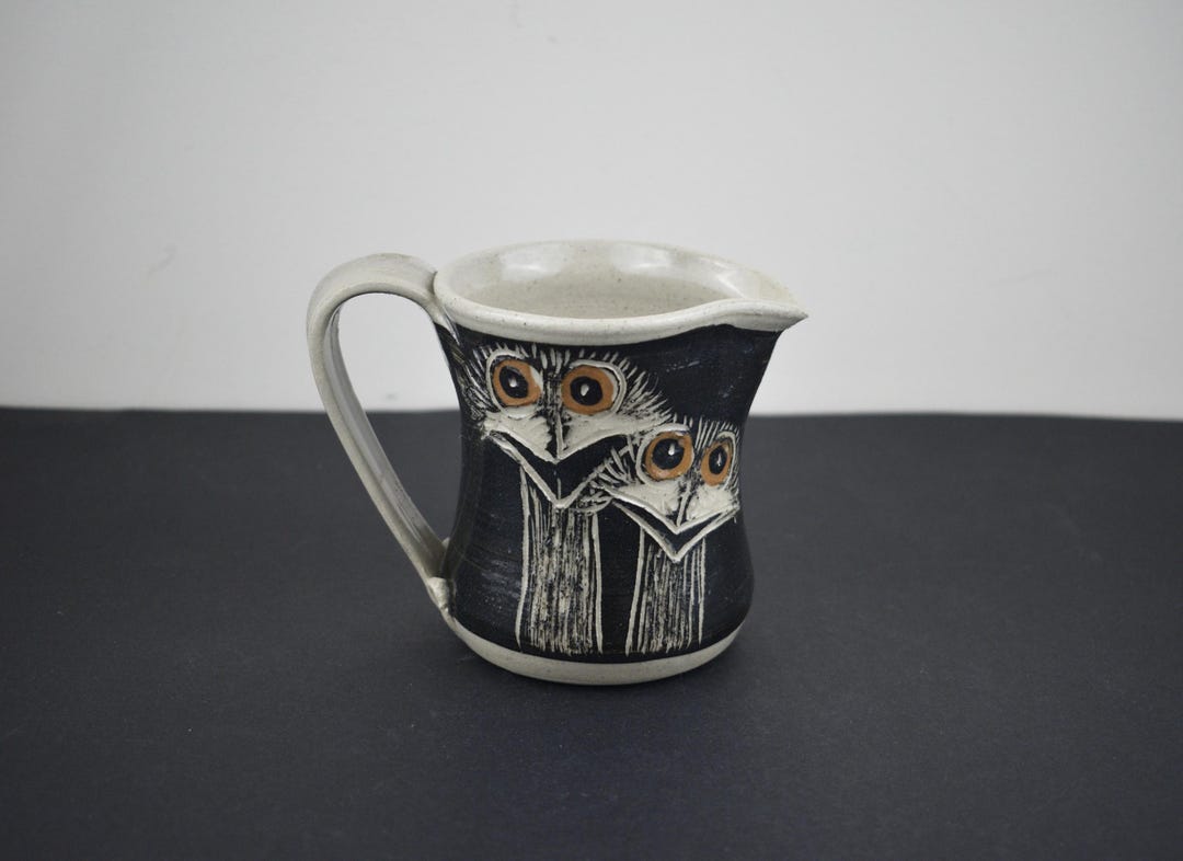 Vintage Studio Pottery Emu Milk Jug by Ronda Dunstan - South Australian ...