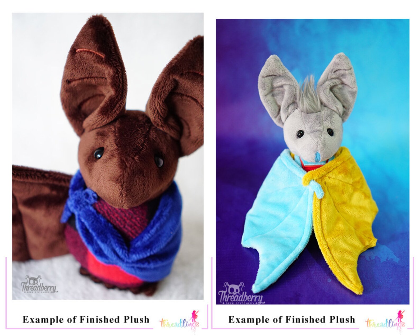 Pattern: Bat Plush Sewing Pattern & Tutorial - Etsy