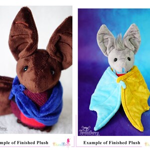 Pattern: Bat Plush Sewing Pattern & Tutorial - Etsy