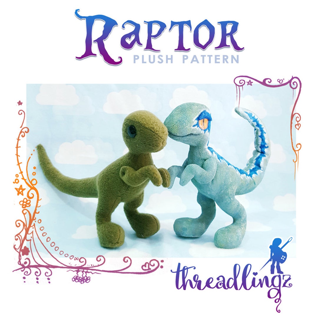 Plush Raptor Sewing Pattern & Tutorial - Etsy