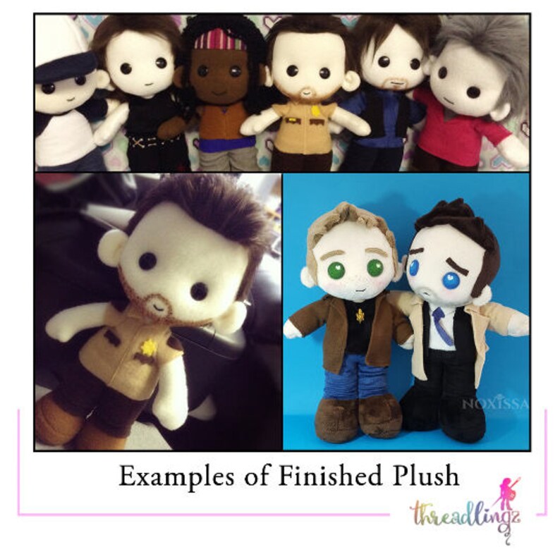 Pattern : Chibi Plush Sewing Pattern & Tutorial - Etsy