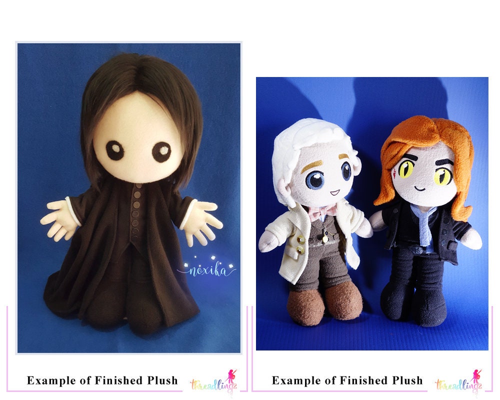 Pattern : Chibi Plush Sewing Pattern & Tutorial - Etsy