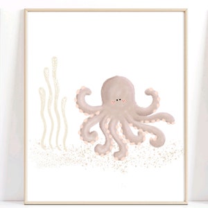 PRINTABLE Baby Ocean Theme Print Set Nursery Prints Ocean Baby Room ...