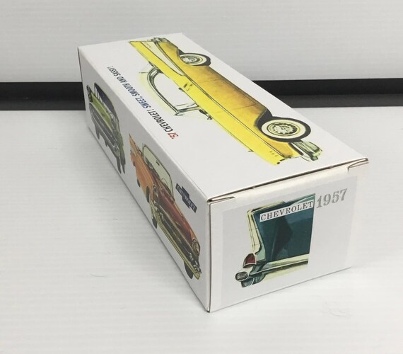 New 1957 Chevrolet Custom Promo Model Car BOX ONLY Great for - Etsy