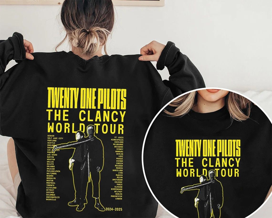 Pilotss Band ,The Clancy World Tour 2024 Shirt, The Clancy Tour Shirt ...