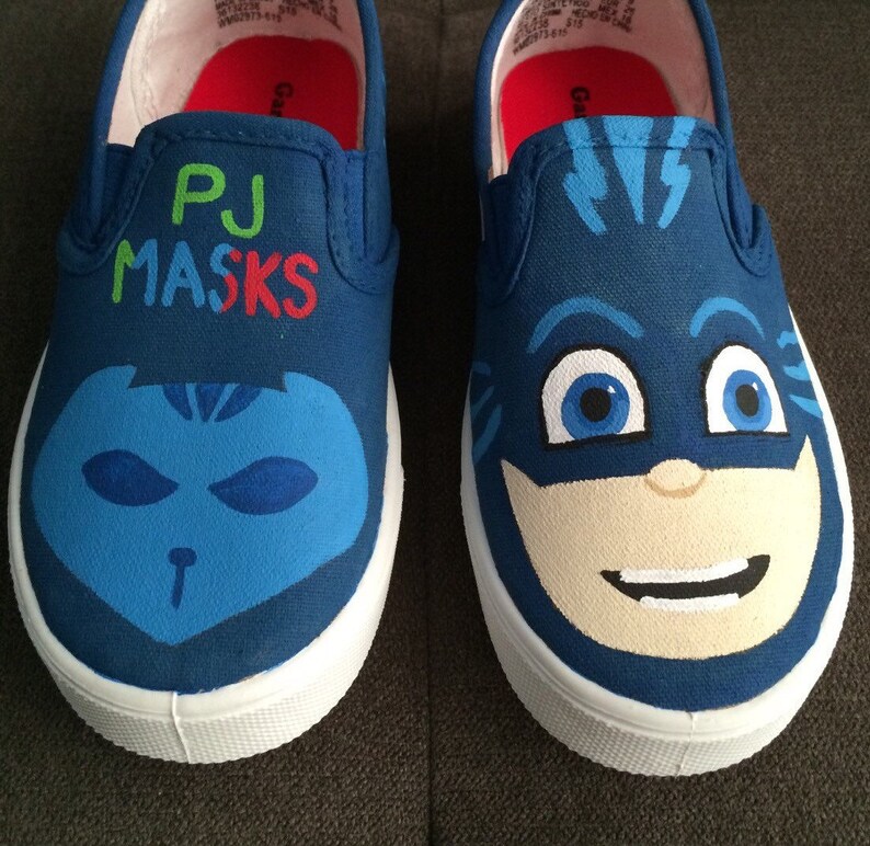 PJ Masks VANS Shoes Cat Boy | Etsy