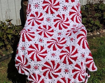 Peppermint Throw - Etsy