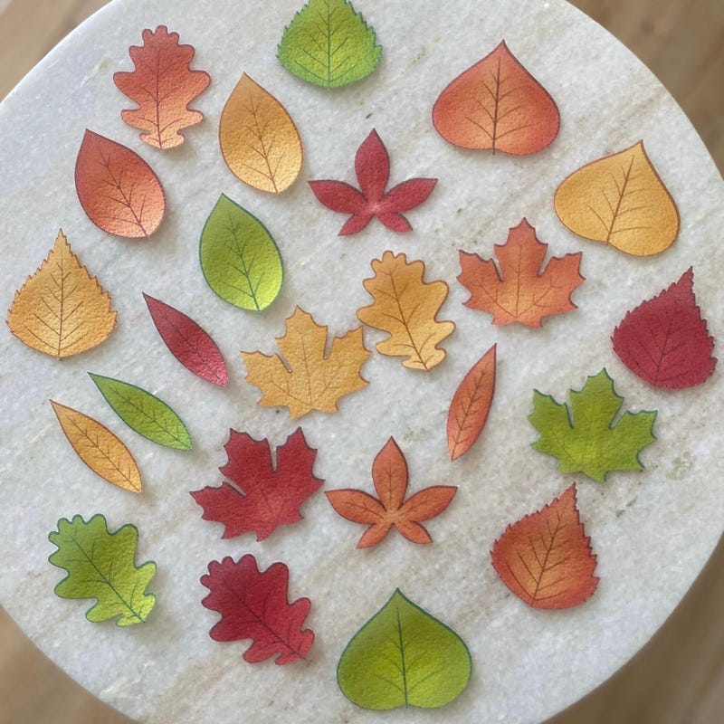 Edible Paper Leaves - Etsy