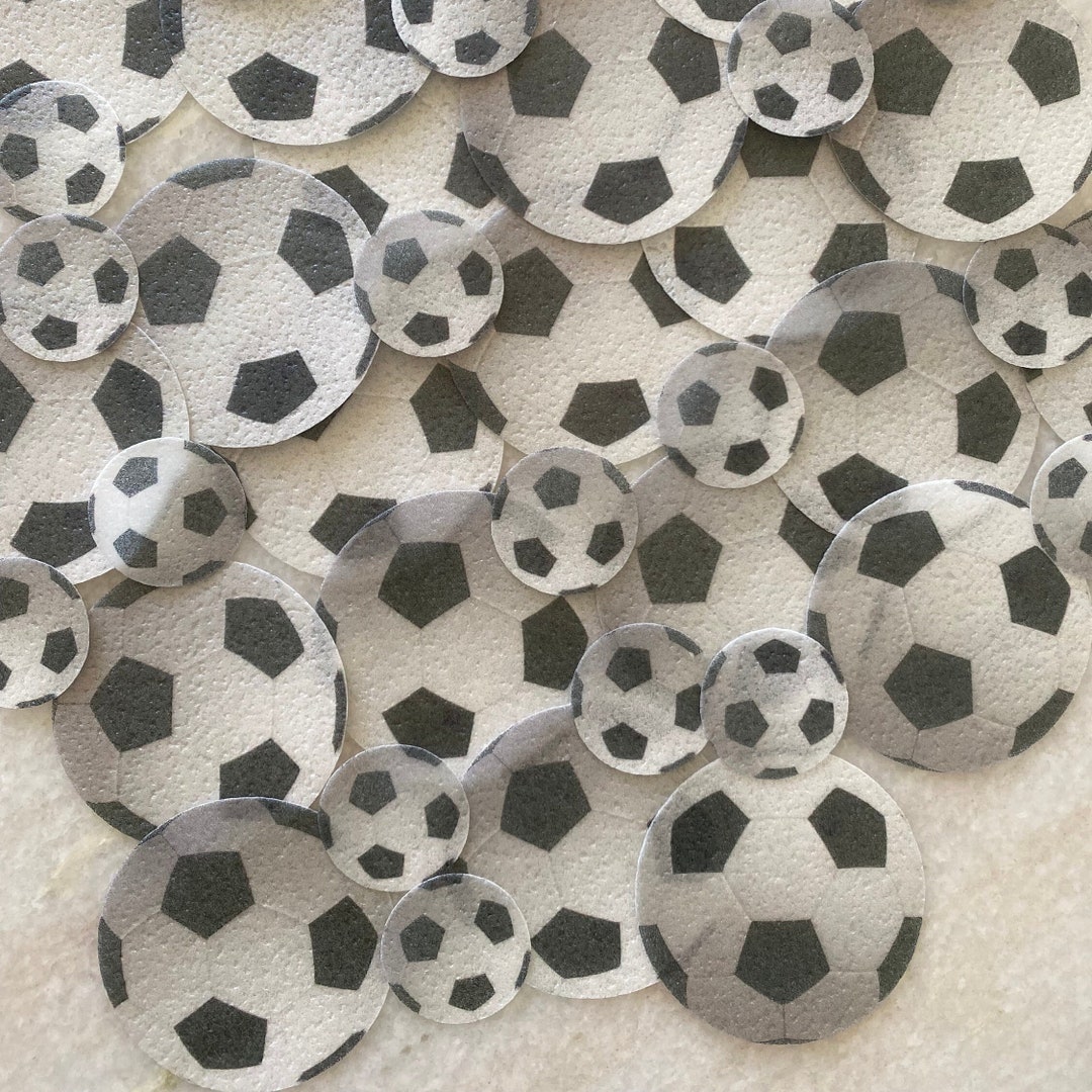 Soccer Ball (realistic) - Custom Edible Wafer Paper - Etsy