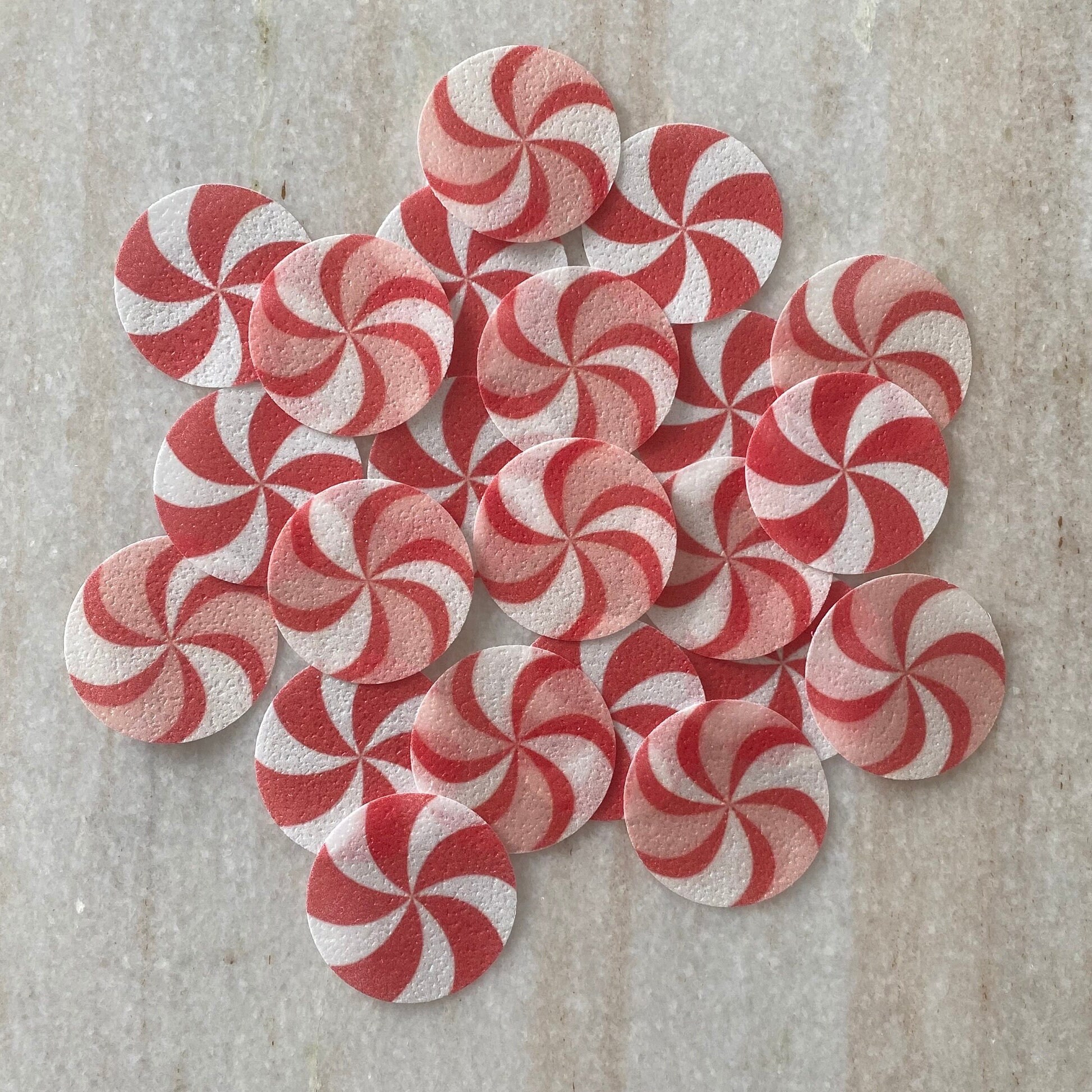 Peppermints - Custom Edible Wafer Paper - Etsy