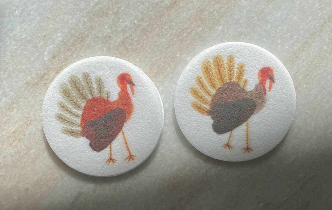 Turkeys - Custom Edible Wafer Paper - Etsy